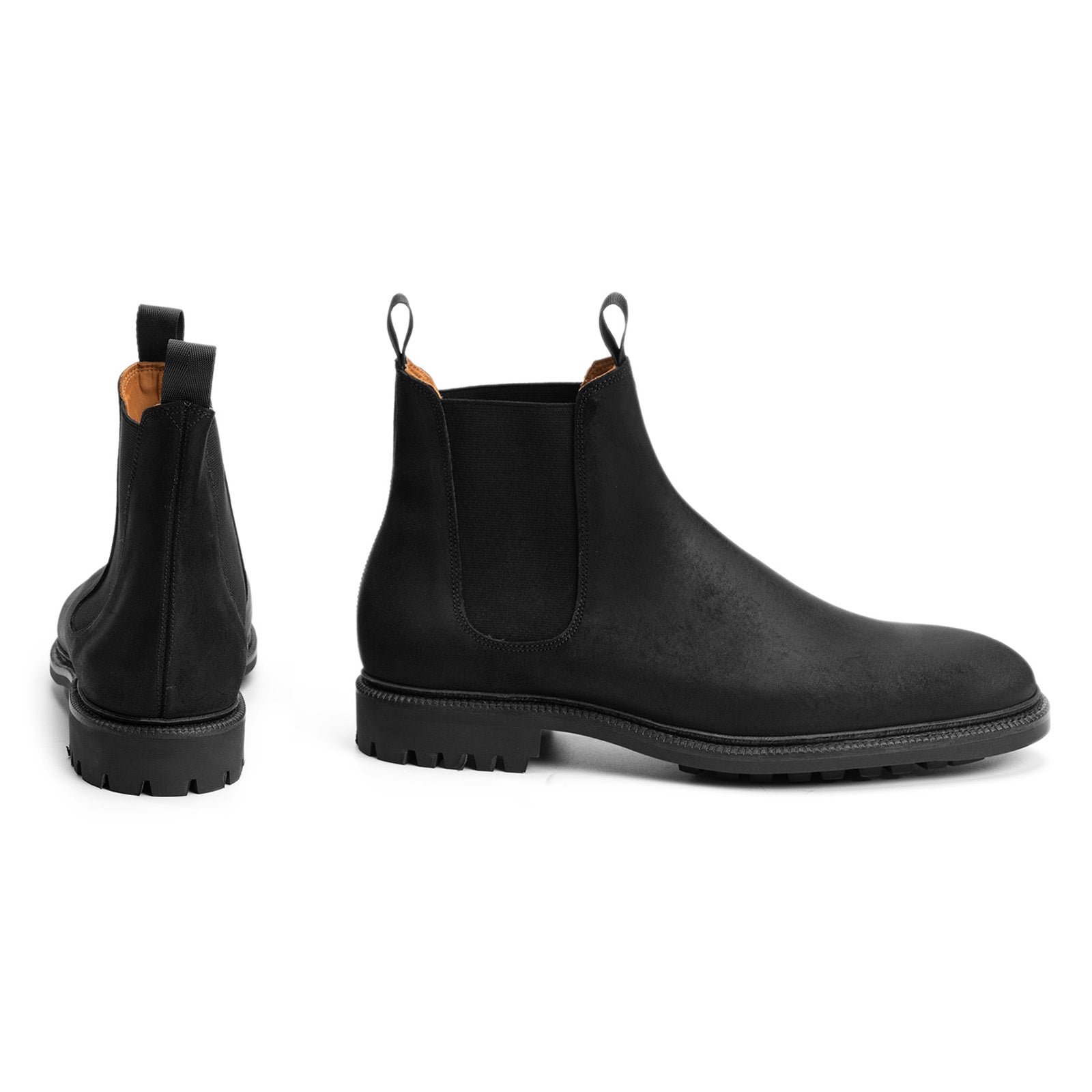 116054 - BLACK WAXY COMMANDER - E (ULTRAFLEX SYSTEM) – Meermin Shoes