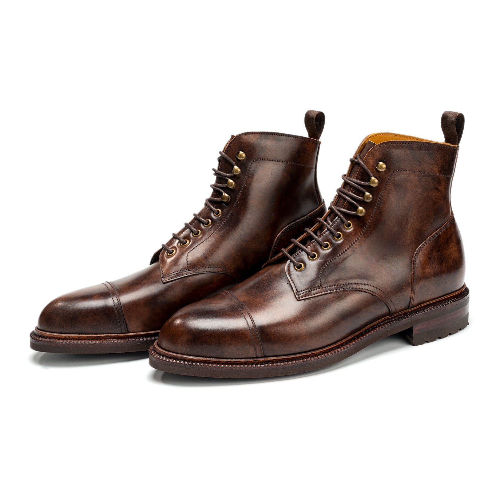 116210 - BROWN MUSEUM SHELL CORDOVAN - E (ULTRAFLEX SYSTEM) – Meermin Shoes