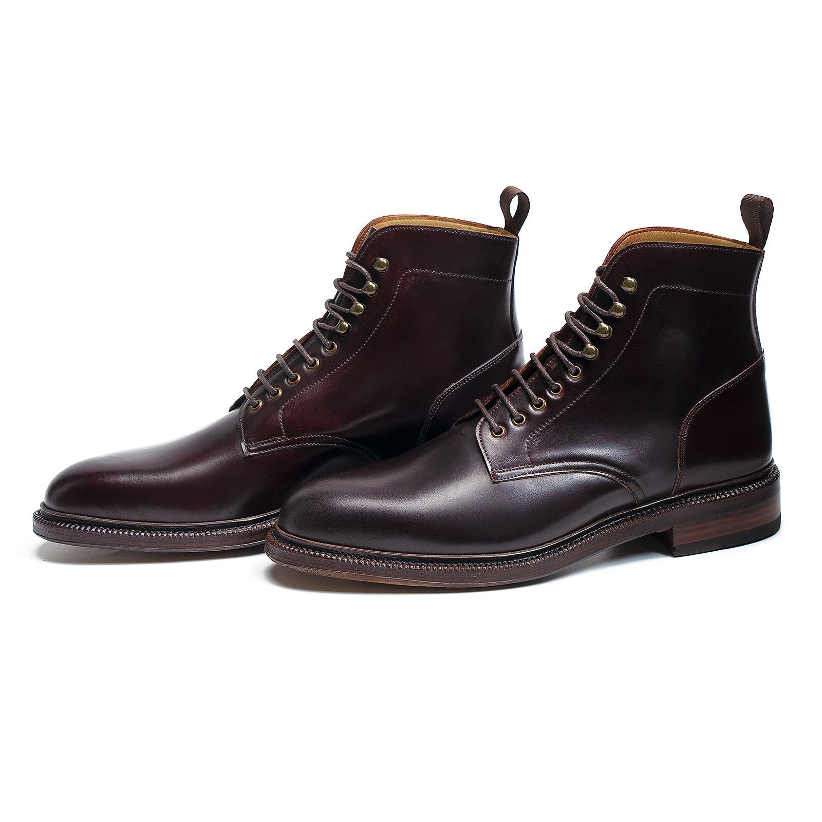 116211 - BURGUNDY HORWEEN SHELL CORDOVAN - E – Meermin Shoes