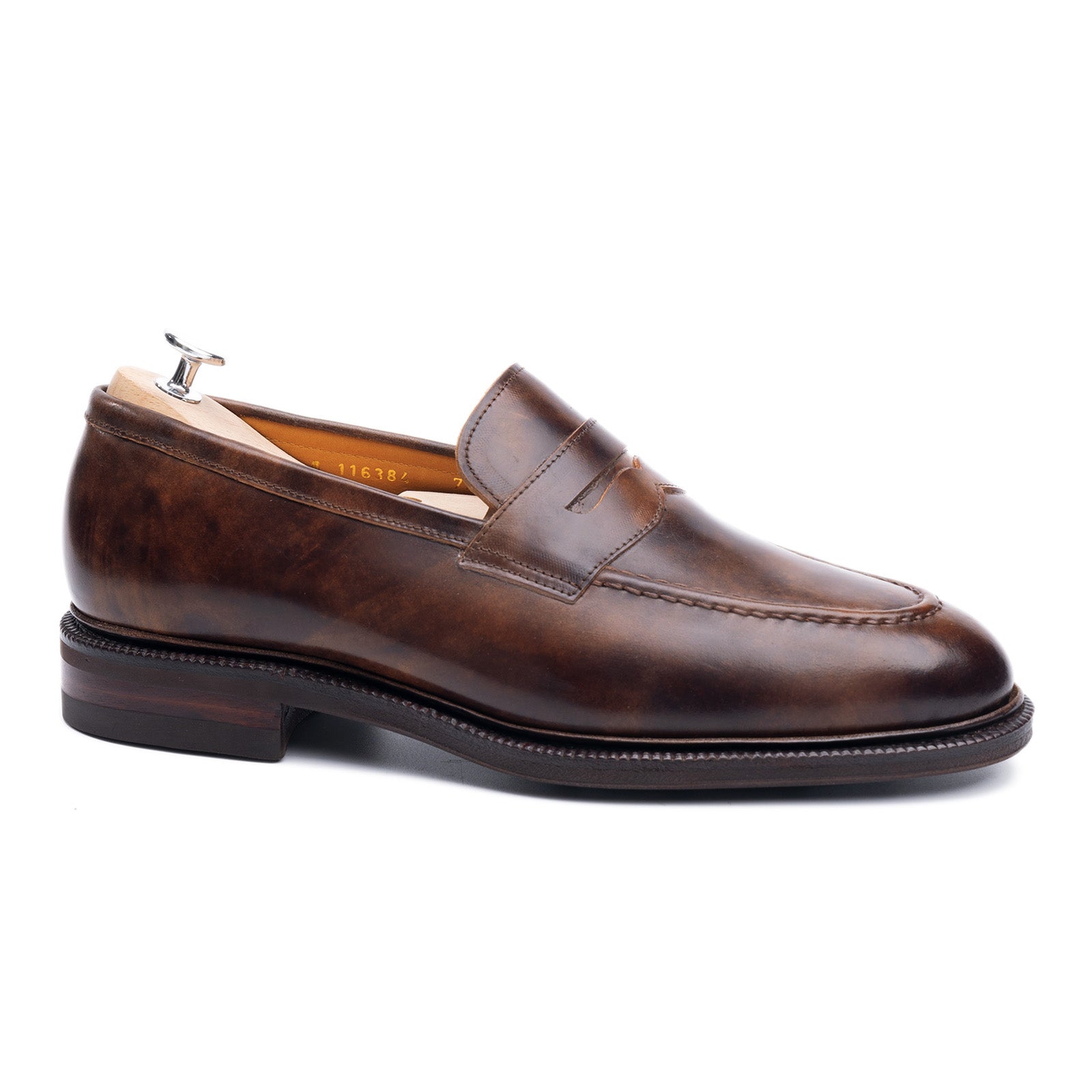 116384 - BROWN MUSEUM SHELL CORDOVAN - E (ULTRAFLEX SYSTEM) – Meermin Shoes
