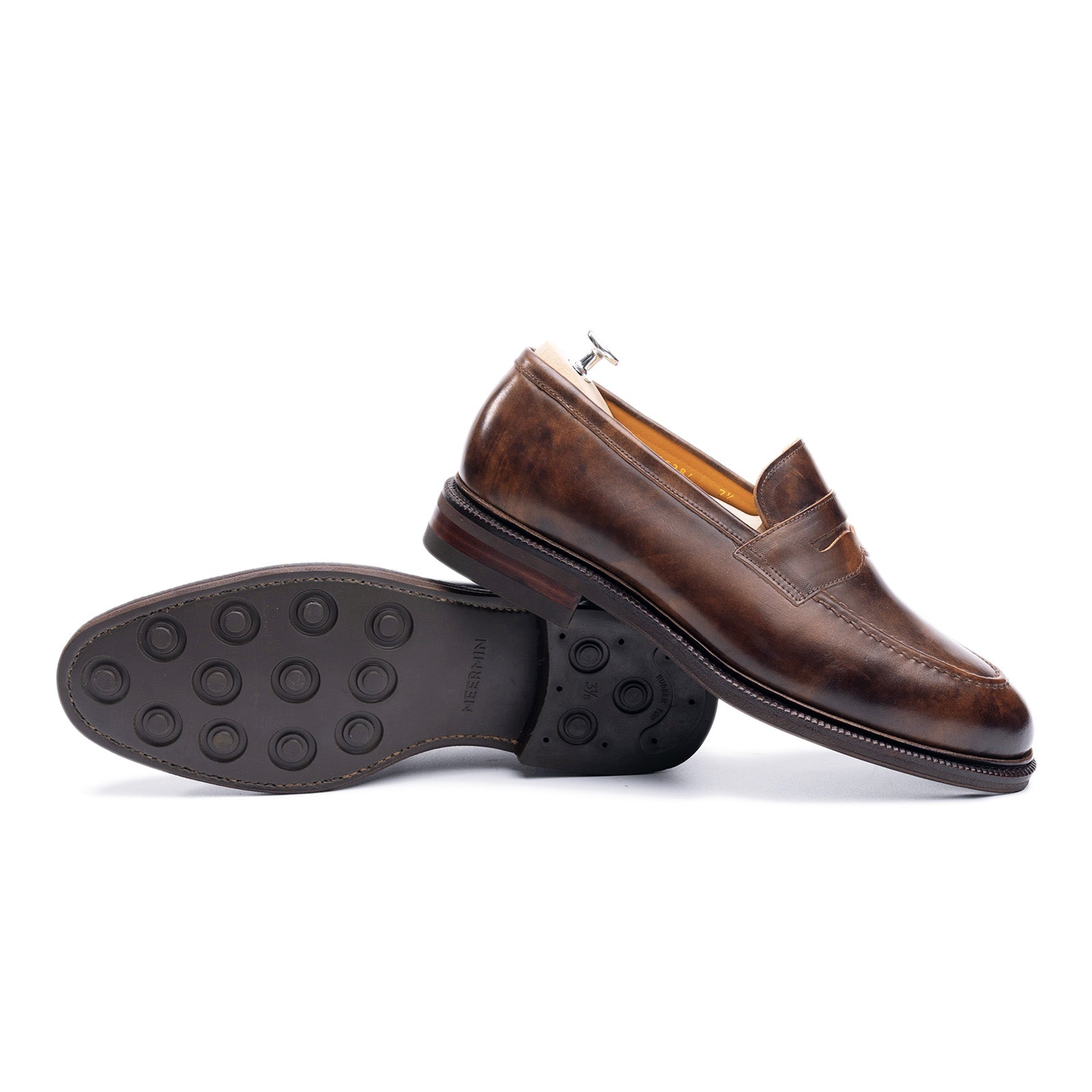 116384 - BROWN MUSEUM SHELL CORDOVAN - E (ULTRAFLEX SYSTEM) – Meermin Shoes